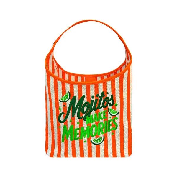 LILLY LOVES Mojitos Make Memories Bag - Orange