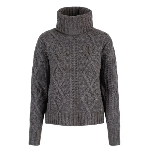 TIRILLM Cornelia" Chunky Cable Knitted Sweater Melange