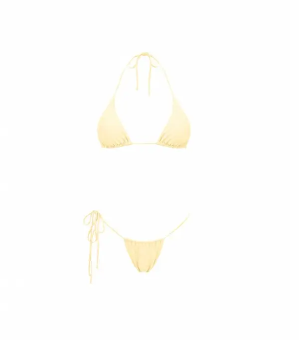 DEAR LOVER Light Butter Bikini Set - Yellow