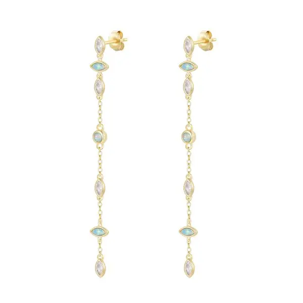 KAMARIA Falling Opal Blossoms Duster Earrings
