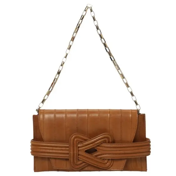 GRÁINNE MAHER Anu Mini Eel Clutch Sandstorm
