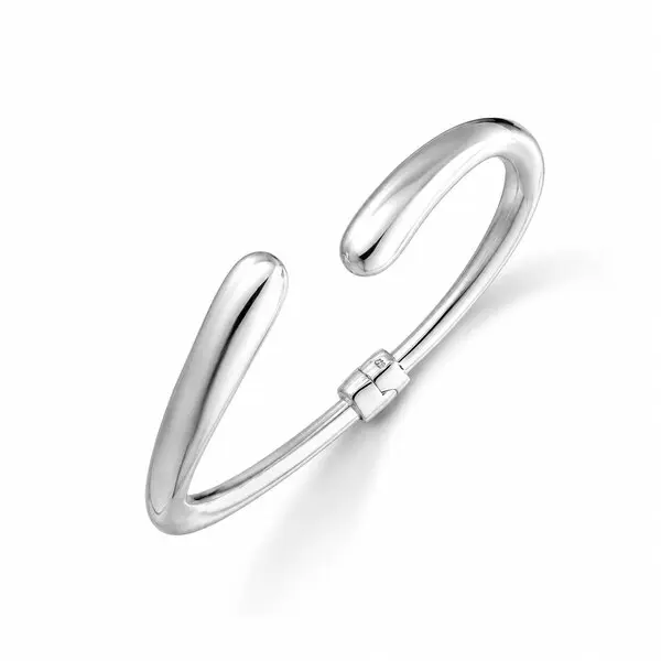 GOLD & HONEY High Polish Open Cuff Bracelet - Silver