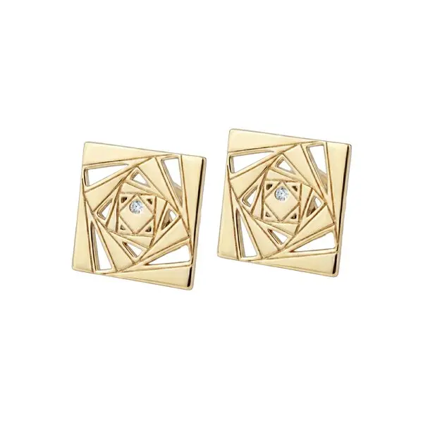 GUTTA DESIGN Loop Earring Plated