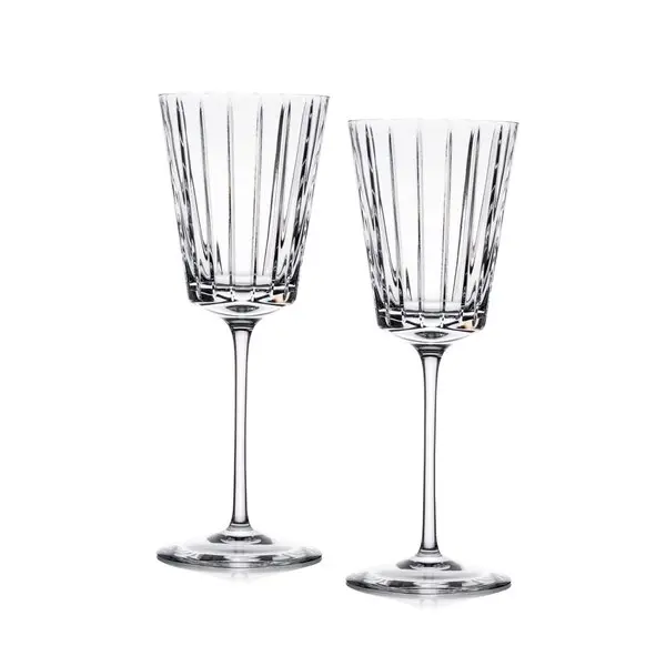 ELISKÁ Pair Of Crystal Wine Goblets