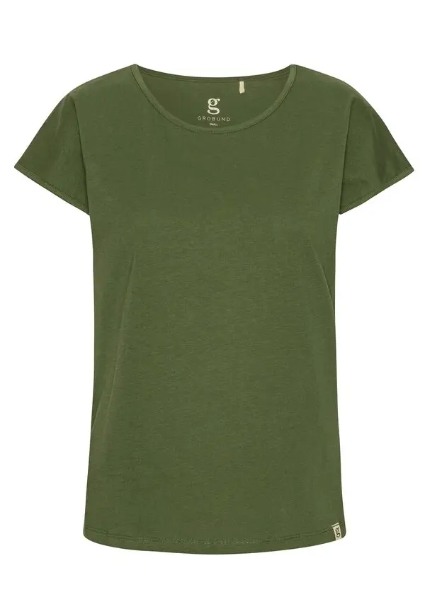 GROBUND Anna T-shirt The One In Moss - Green