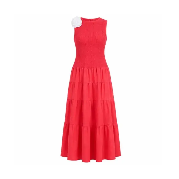 MARIELĒ Valentina Linen Maxi Dress