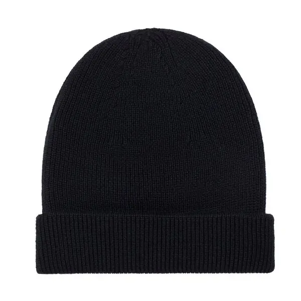 PAUL JAMES KNITWEAR Heavyweight Merino Activewear Beanie - Black