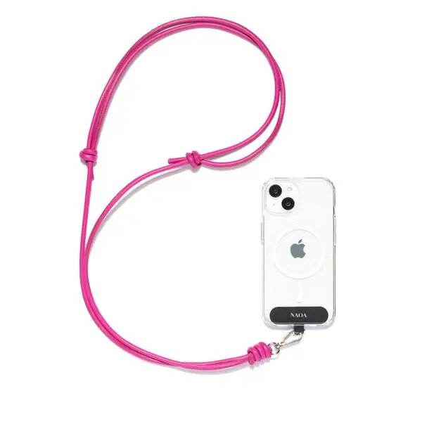 NAOA Cross-body Phone Strap Fuchsia - Pink