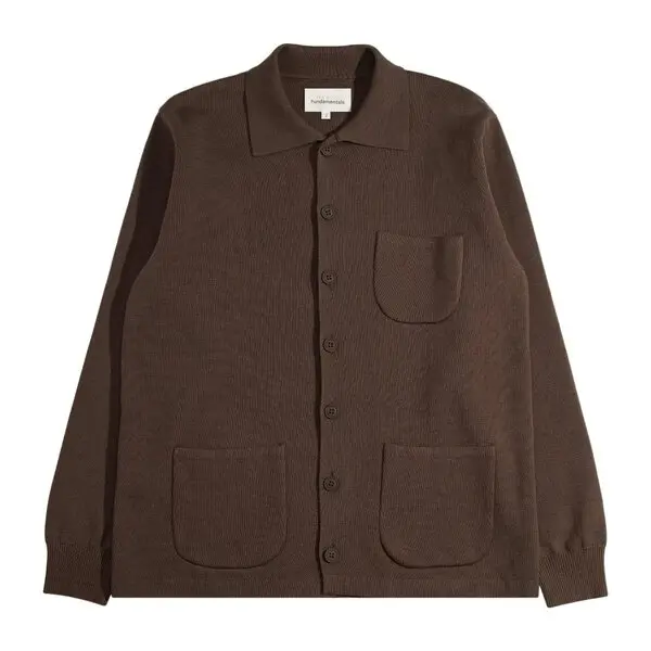 FAR AFIELD Station Cardigan - Brown