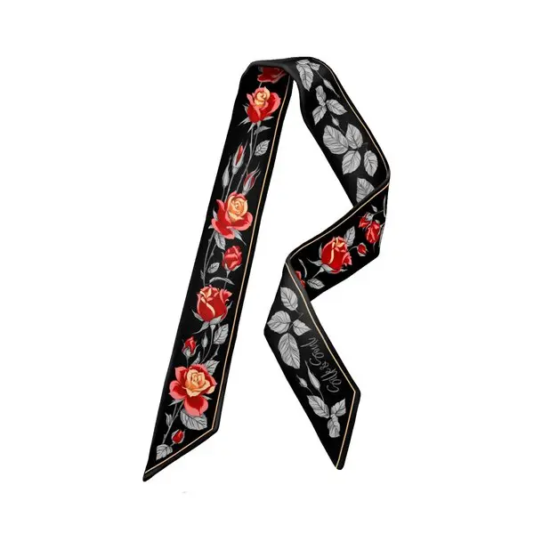SILK&SOUL Rose Twilly - Red