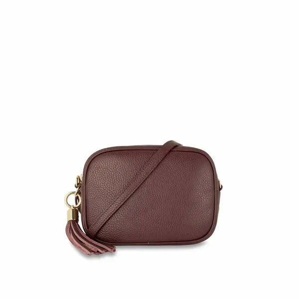 APATCHY LONDON The Tassel Port Leather Crossbody Bag - Red
