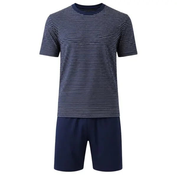 ZD ZERO DEFECTS Short Modal Pyjamas Suihei Navy - Blue