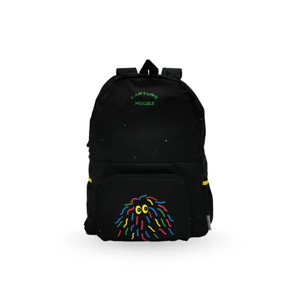 KAPTURE Mogols Mogol Alien Two In One Foldable Backpack - Black