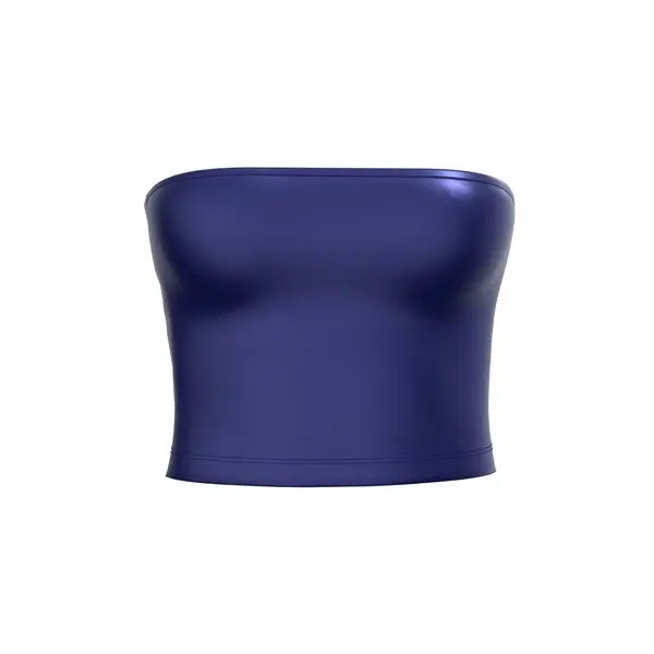 BLACKBOUGH SWIM Nola Tube Top / Jazzy Gloss - Blue