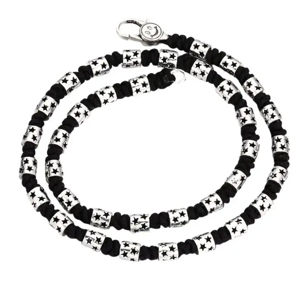 ALTAR™ ORNAMENTS CO. Black / Silver Galaxy Necklace - Black/silver