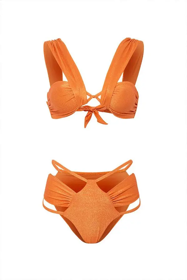 LUNA B Two-piece Marigold Bikini – Vibrant