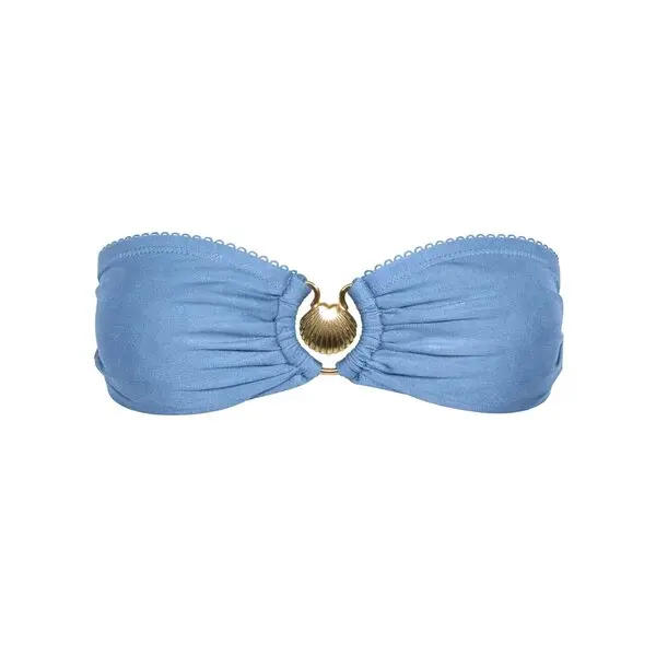IVY SWIMWEAR Violetta In Ocean Top - Blue
