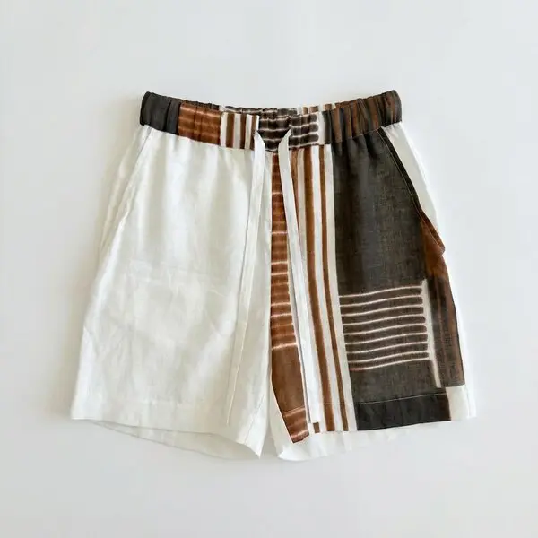 STUDIO AFUERA Lima Clay Linen Shorts