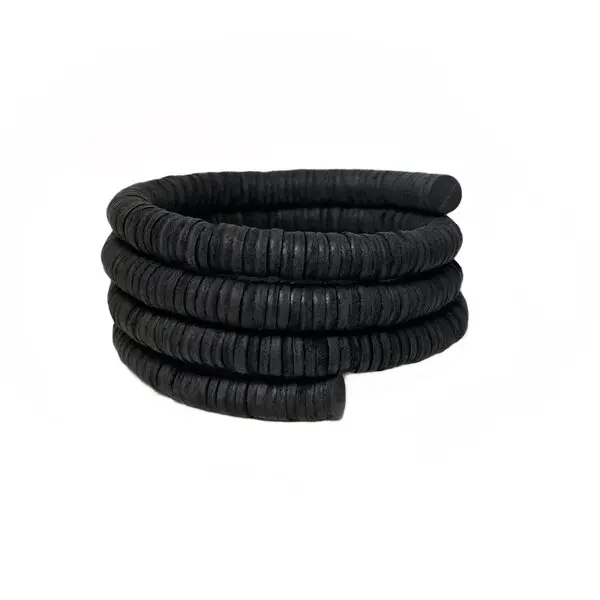 WAIWAI Continuous Coil Cuff Bracelet - Black