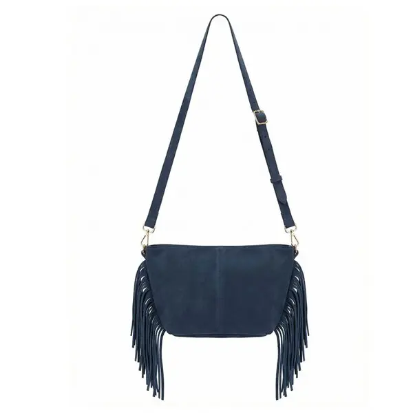 NOOKI DESIGN Kingston Tassle Cross Body Bag - Blue