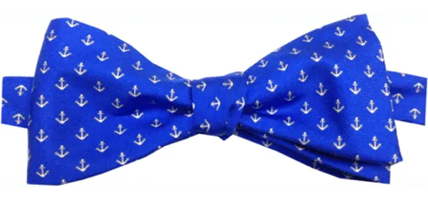 LAZYJACK PRESS The Anchorman Bow Tie - Blue