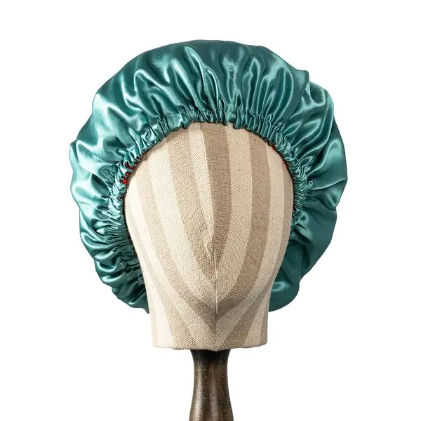 SOFT STROKES SILK Pure Mulberry Silk Double Layer Bonnet The Venetians - Red