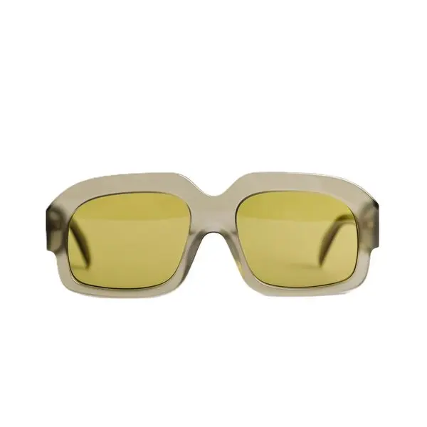 WE THE STARS Pyramid Prism Sunglasses - Green