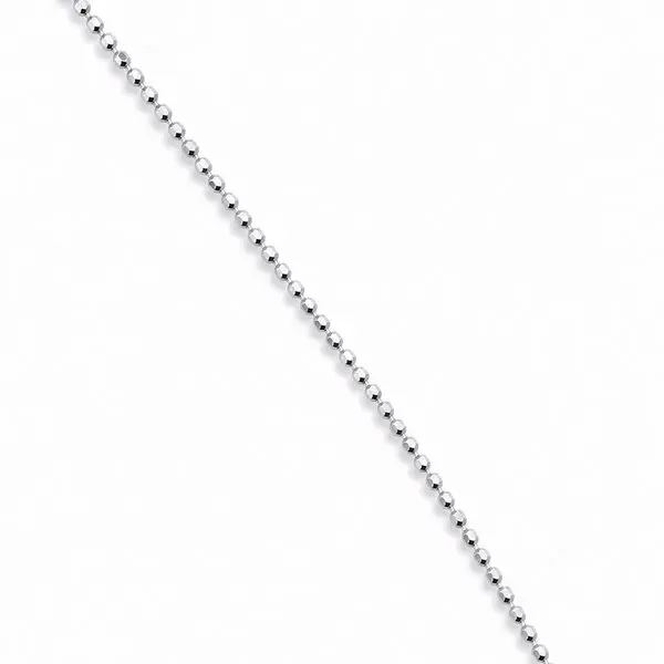 THE PHEIA Minimal Ball Bead Anklet - Silver