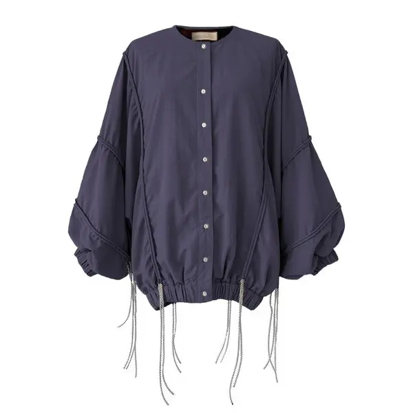 RAXADA Atalaya Nylon Bomber Jacket - Blue
