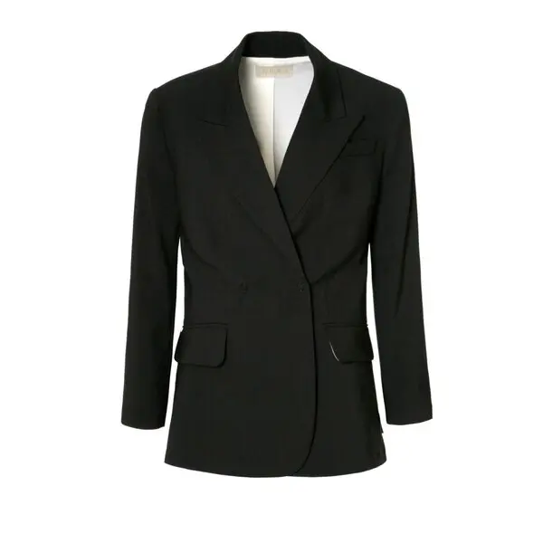 AGGI BY HALEWSKI Ramona Neutral Blazer - Black
