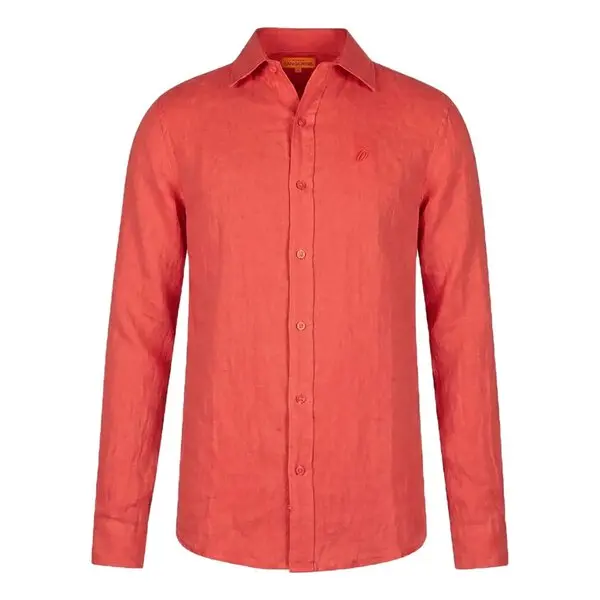 MAISON TANGERINE Linen Shirt For - Red