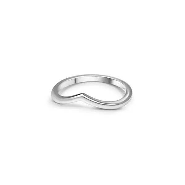 FV JEWELLERY Bijoux Thin Point Ring - Silver