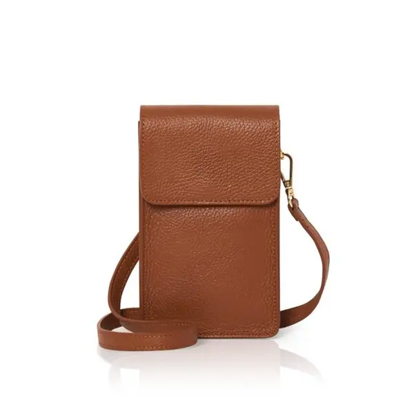 BETSY & FLOSS Vico Small Crossbody Bag In Tan - Brown