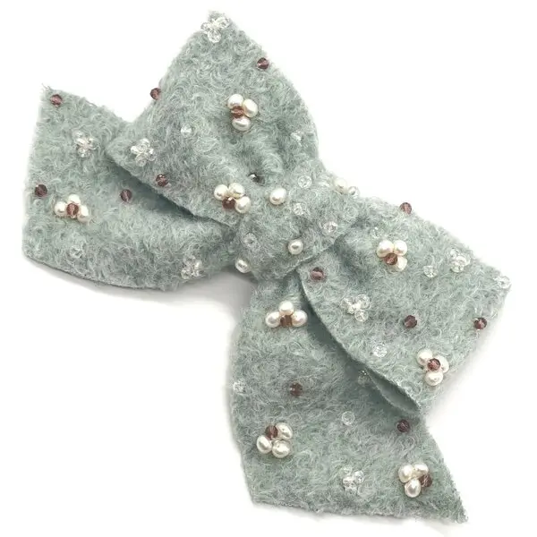 ADIBA Sophia Hair Bow - Green