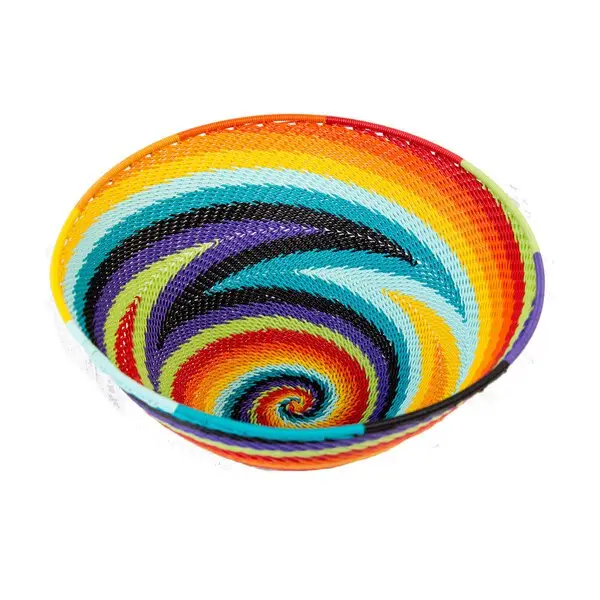 Botanical Boys Zulu Telephone Wire Bowl Tr Eighteen - Blue