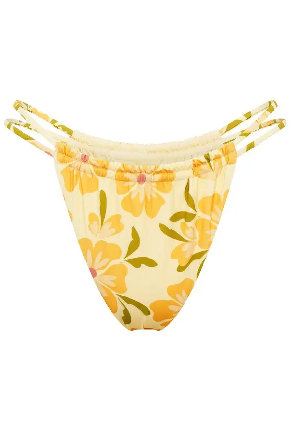 WILD LOVERS LONDON Sundance Bikini Bottoms - Yellow