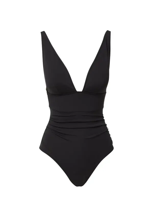 CHANGE OF SCENERY Niki Plunge One Piece - Black