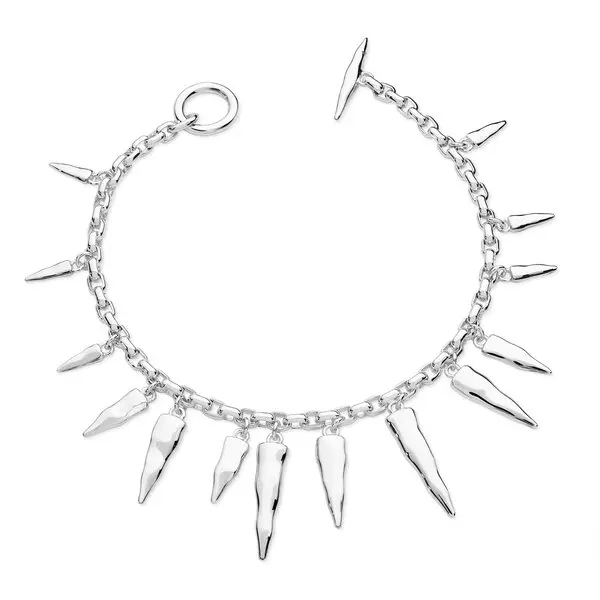LUCY QUARTERMAINE Icicle Bracelet - Silver