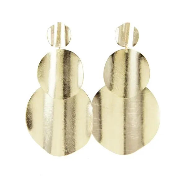 MARCIA MORAN Clarita Statet Earrings - Gold