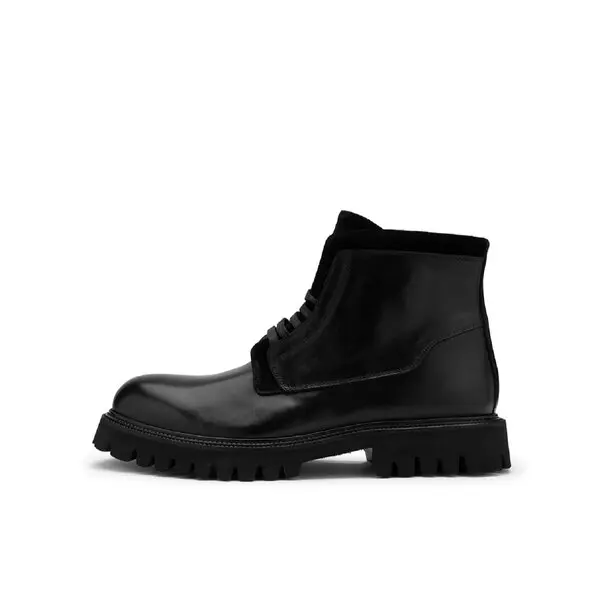 ILVI Mayya Leather Boot - Black