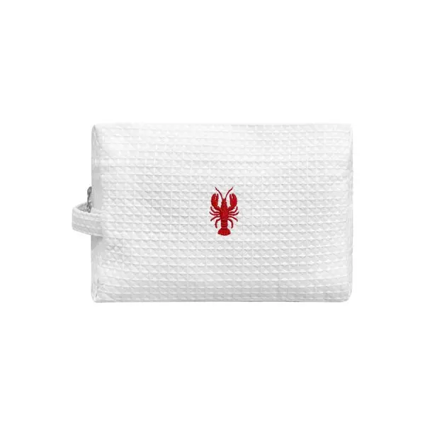 LILLY LOVES Lobster Waffle Bag - White