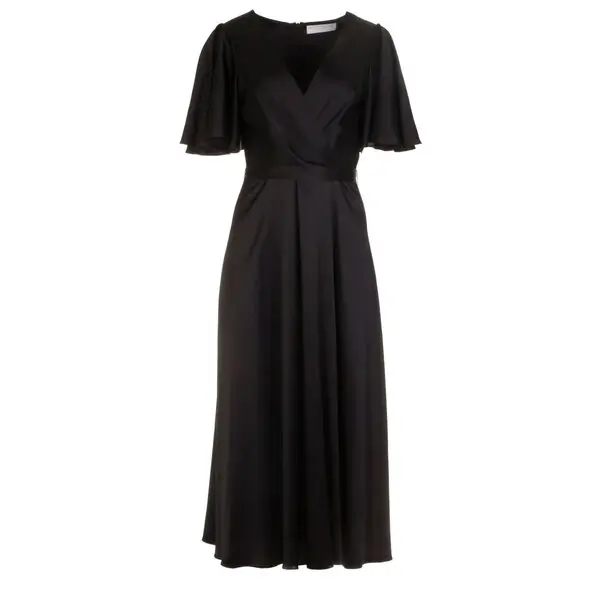 ROSES ARE RED Denise Silk Dress - Black