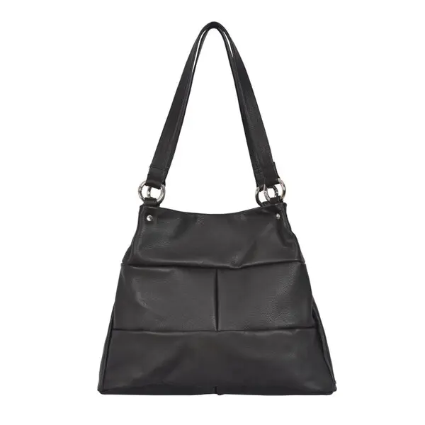 OWEN BARRY Shoulder Bag Leather Marlowe - Black