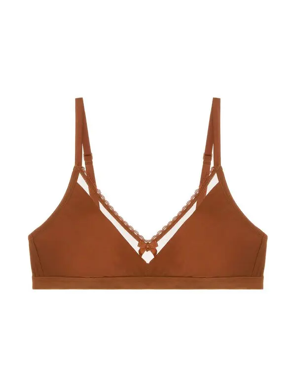 JOURNELLE Neutrals / Victoire Bralette Cannelle - Brown