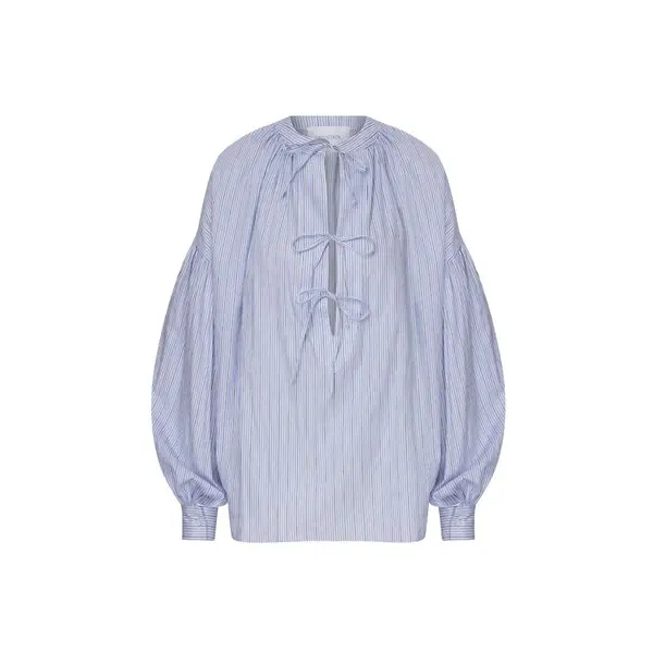 NAZLI CEREN Eve Shirt - Blue