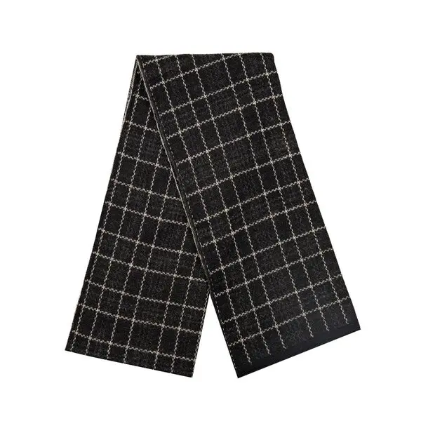 MOHAIR&ANGORA Mohair Scarf Zeus - Black