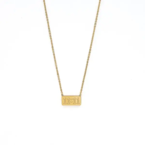 SUPERDIVAJEWELLERY Initial Make A Wish Necklace