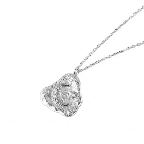 AARIA LONDON Luna Necklace - Silver