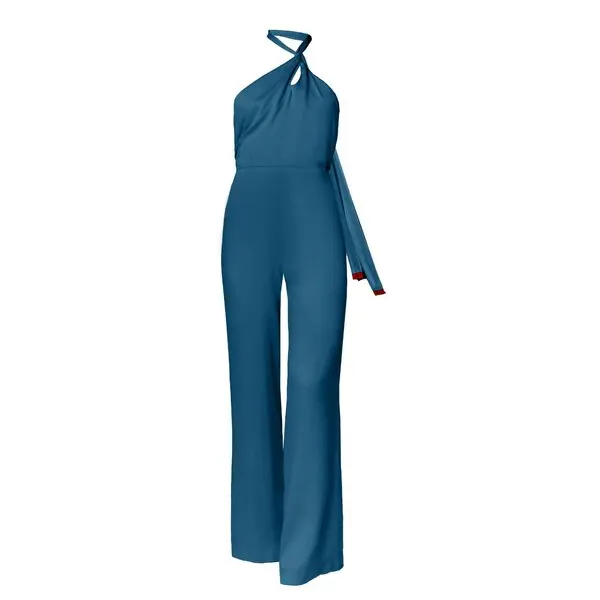 GAJÚ Mayfair Jumpsuit Ink Navy - Blue
