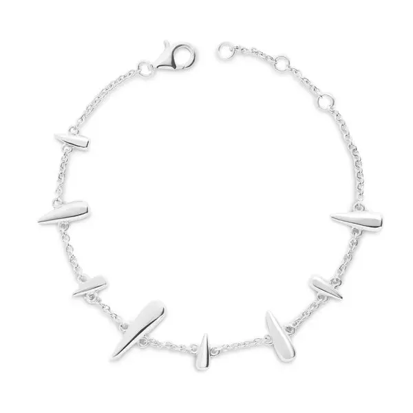 LUCY QUARTERMAINE Solid Sterling Shard Bracelet - Silver
